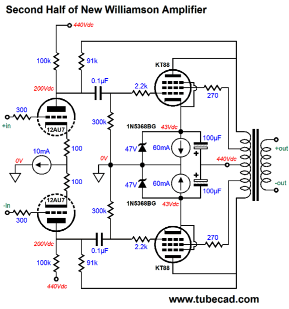 Split Williamson Amplifier & Class-G